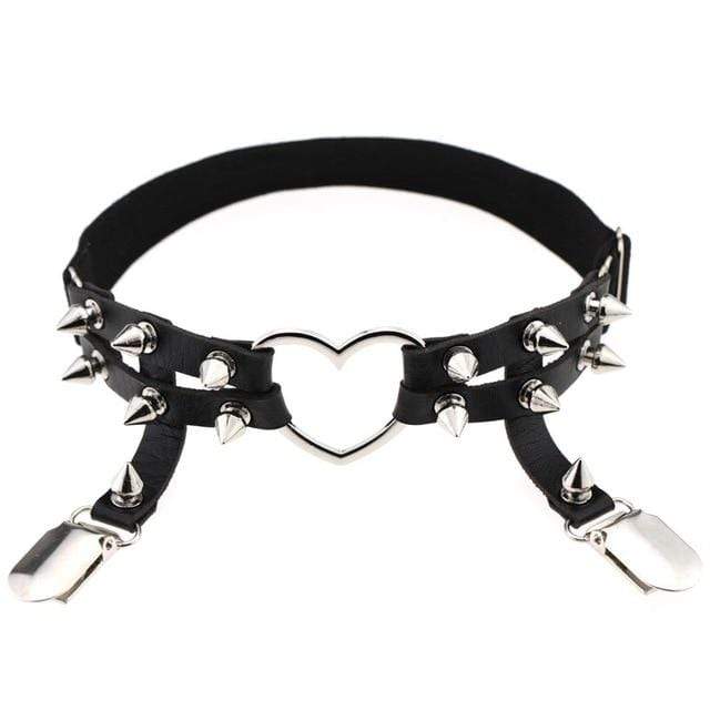 Women's Studded Bondage Garter Belt – CHASTITY CAGE CO