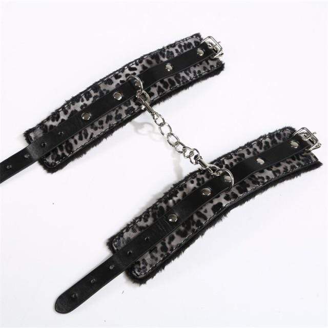 Sexy Leopard Print Furry Handcuffs – CHASTITY CAGE CO